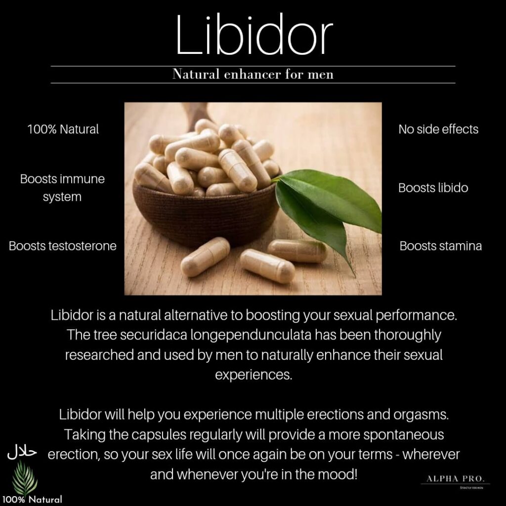 Libidor Capsules for Men - Luxury Lingerie